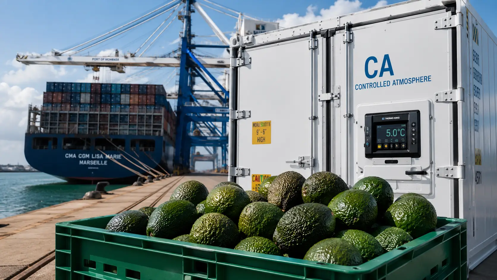 Kenya Avocado Sea Freight 2026 — AFA Rules, Dry Matter & Cold Chain